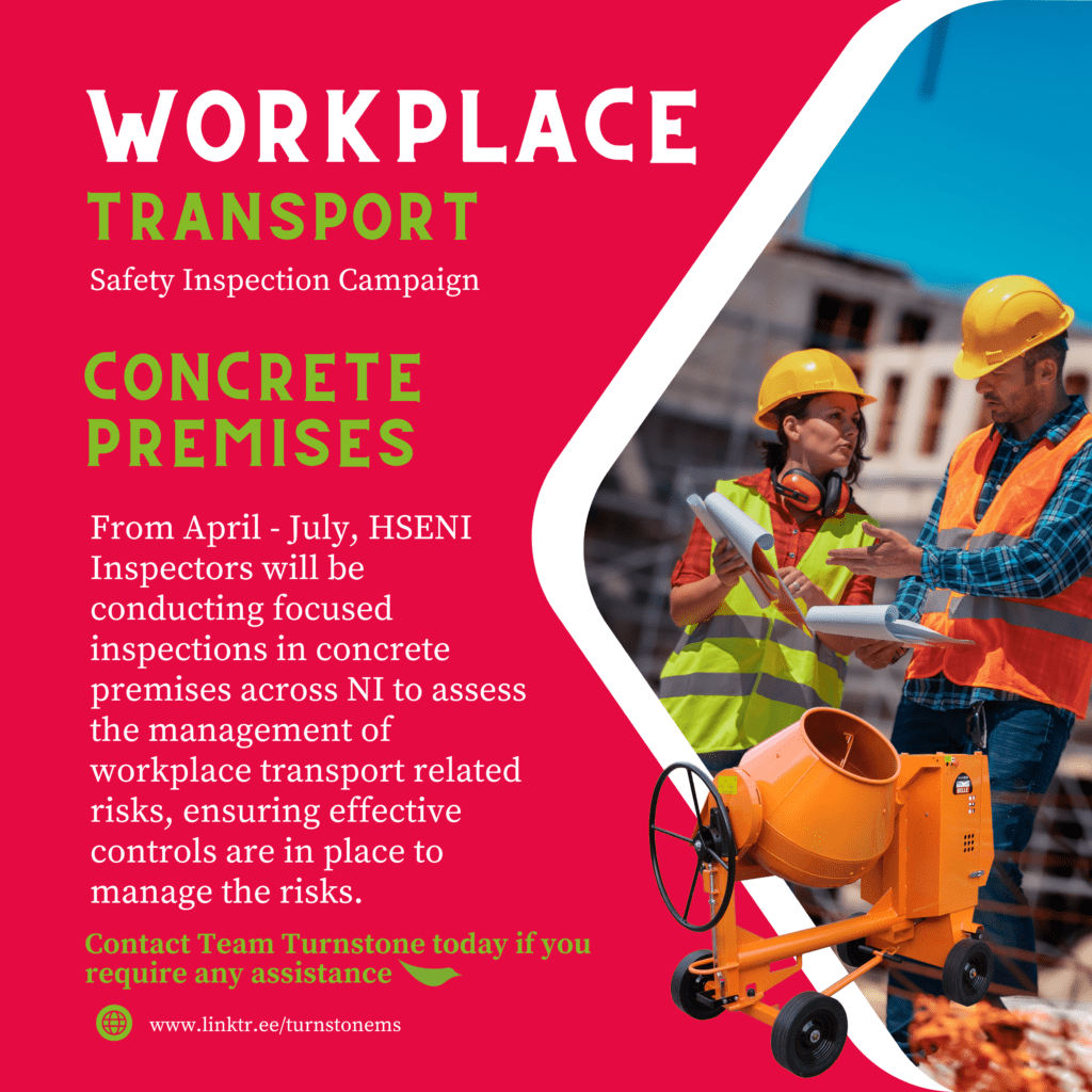 Workplace Transport Safety Inspection Campaign for a Concrete Premises ...